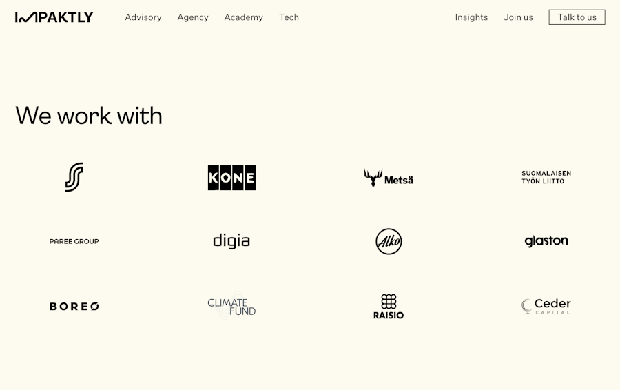 Website design & development for Impaktly.com | Fatgrid | DatoCMS Partners