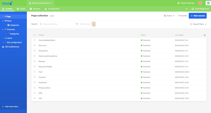 A flexible CMS implementation for Ir Olav's Globetrotters | Iquality | DatoCMS Partners