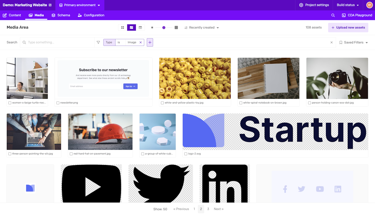 Media Area | Documentation — DatoCMS