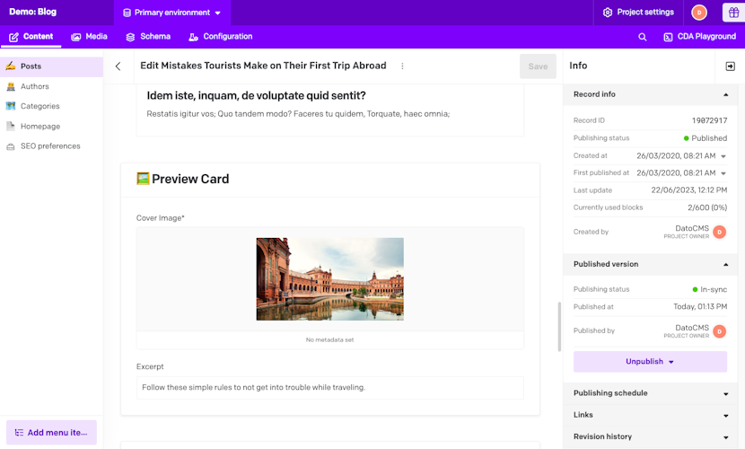 Next.js Template blog - Start a Next.js blog in minutes