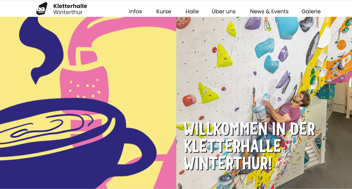Kletterhalle 6aplus | Renuo AG | DatoCMS Partners