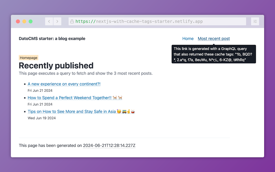 Introducing DatoCMS Cache Tags — DatoCMS