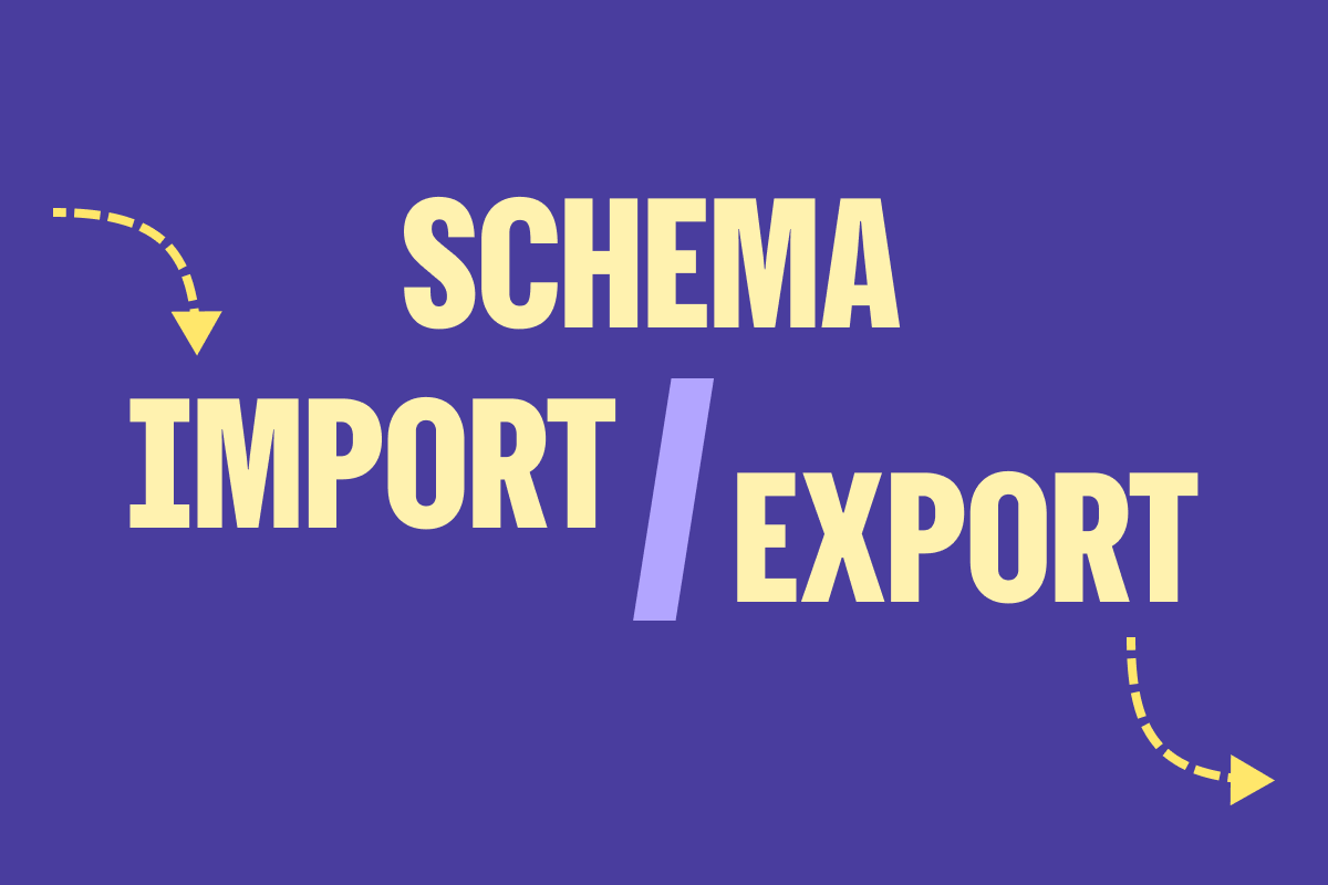 Schema Import/Export - Plugins — DatoCMS Schema Import/Export - Plugins — DatoCMS