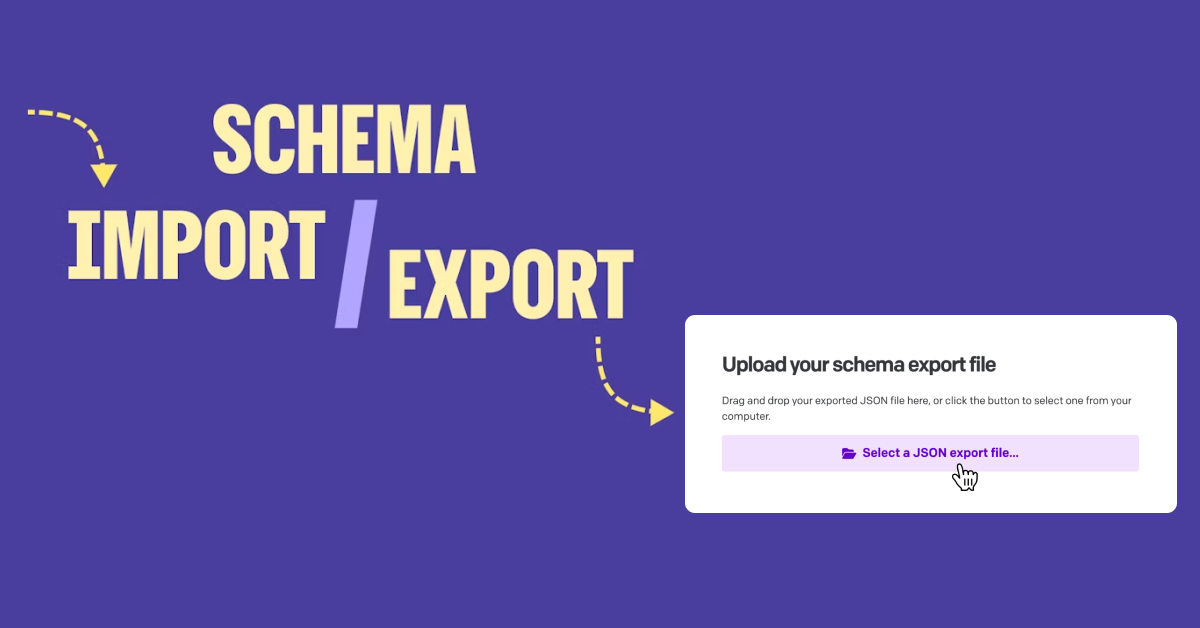 Working with Schema Import/Exports and Recipes — DatoCMS