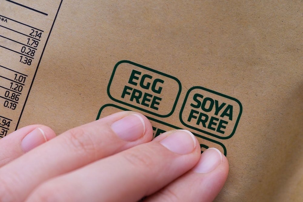 Your guide to Allergen Free-From claims