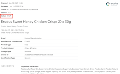 New Feature: Product status visibility on PDF specification