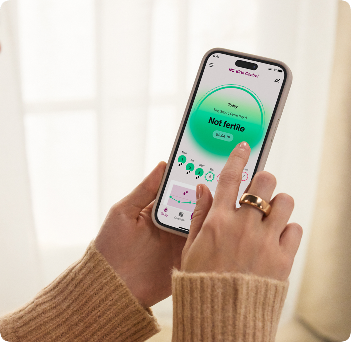 Natural Cycles Powered by Oura Ring