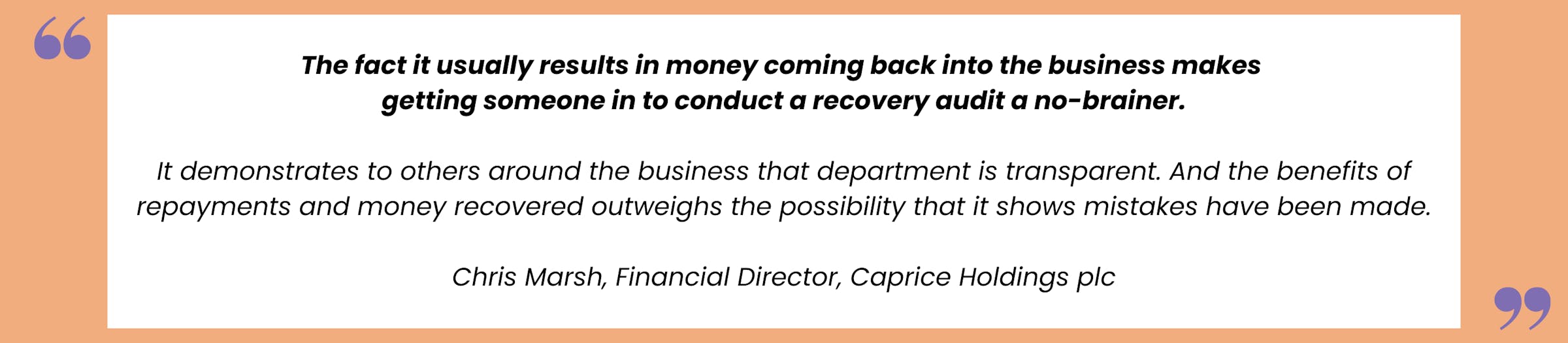 What is Audit Recovery? | Barcanet