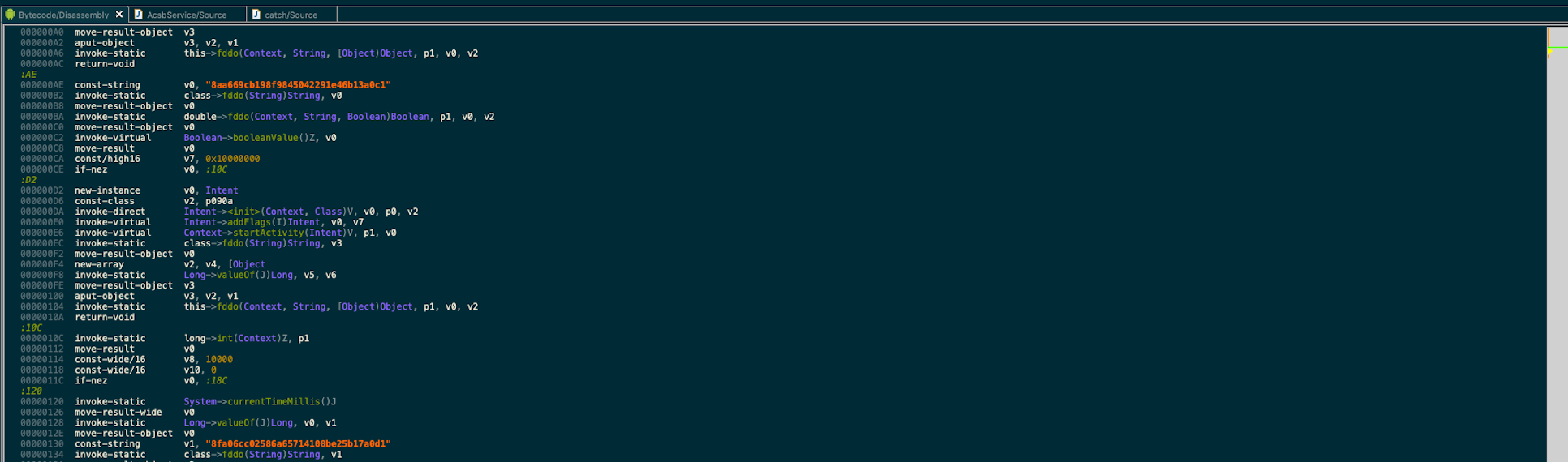 Automated string deobfuscation