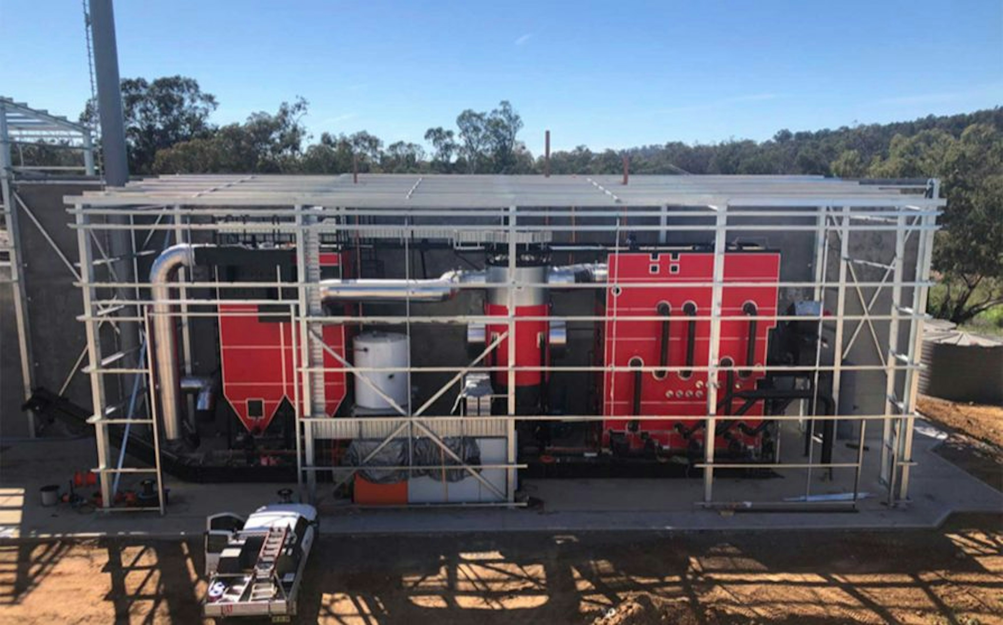 3MW Steam boiler at Unigrain, VIC