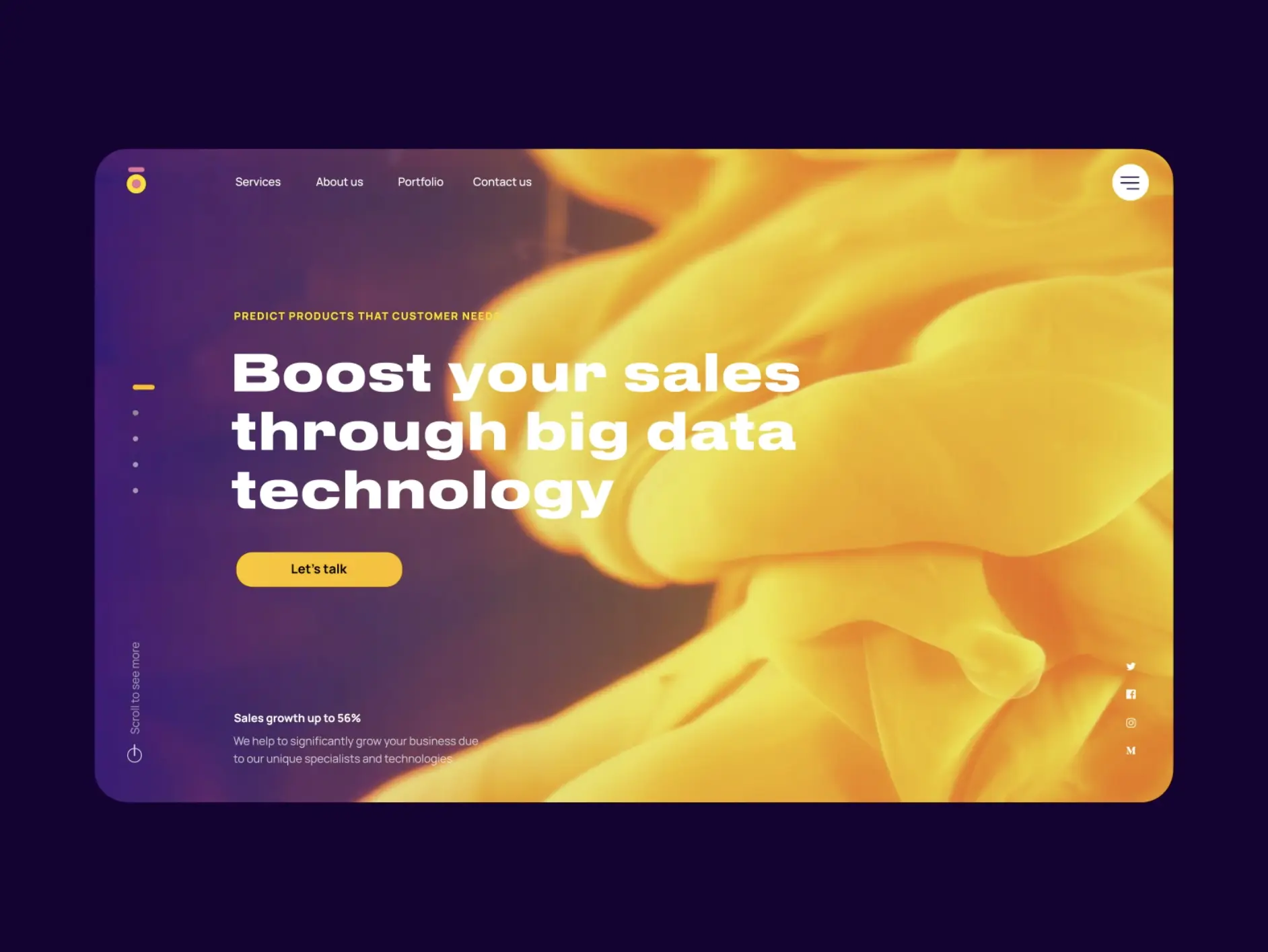 Growth Marketing Agency - Website Design Concept | Ramotion Agency