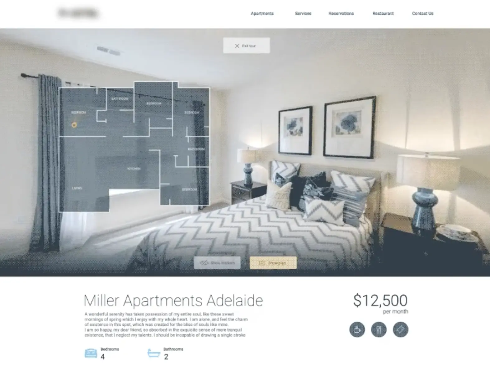 VR In Hotel - Web App Design Concept | Ramotion Agency