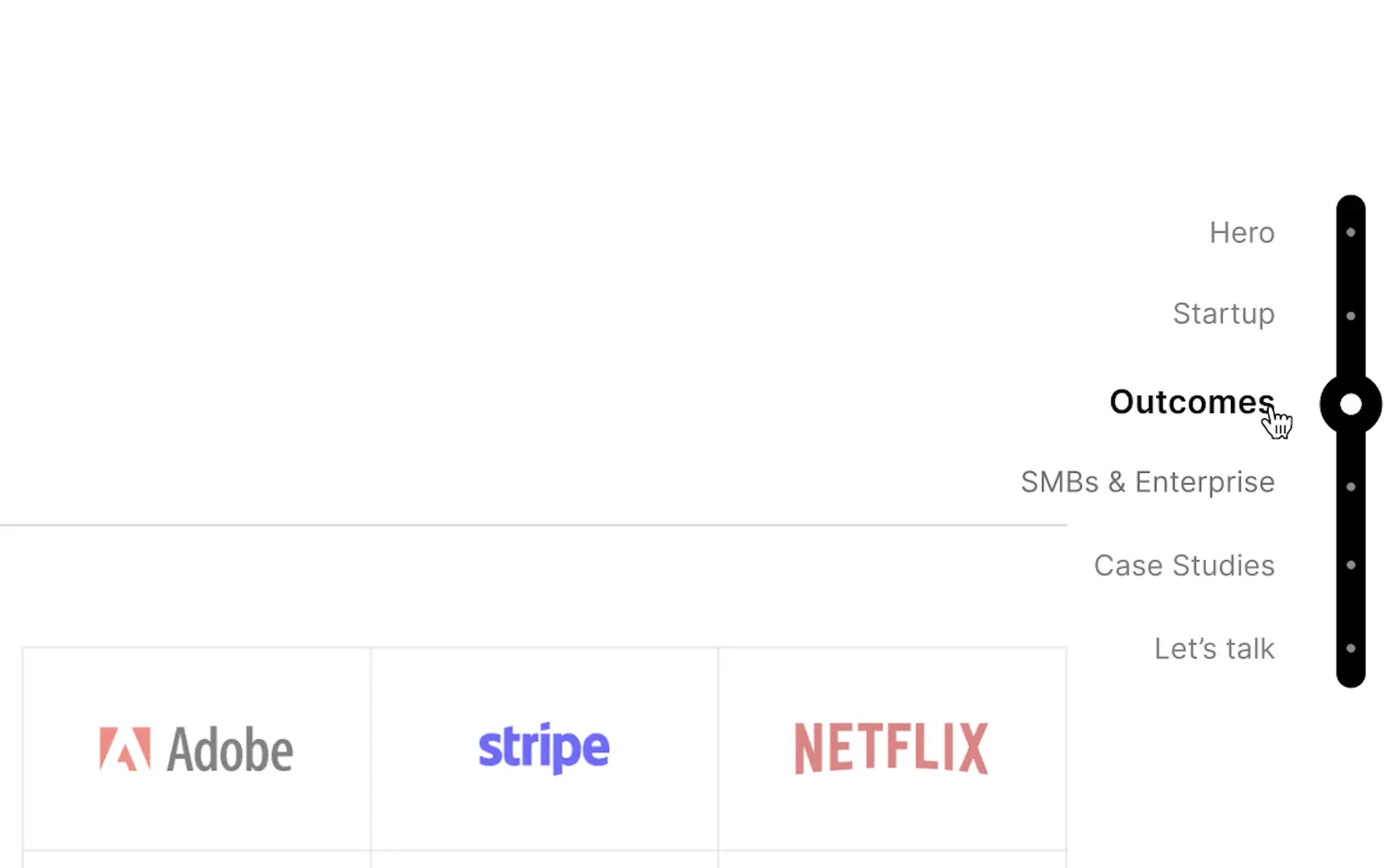 Scroll Up Navigation - Website Design Concept | Ramotion Agency
