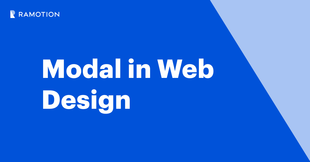 Modal in Web Design: Role, Difference & Examples | Ramotion Agency