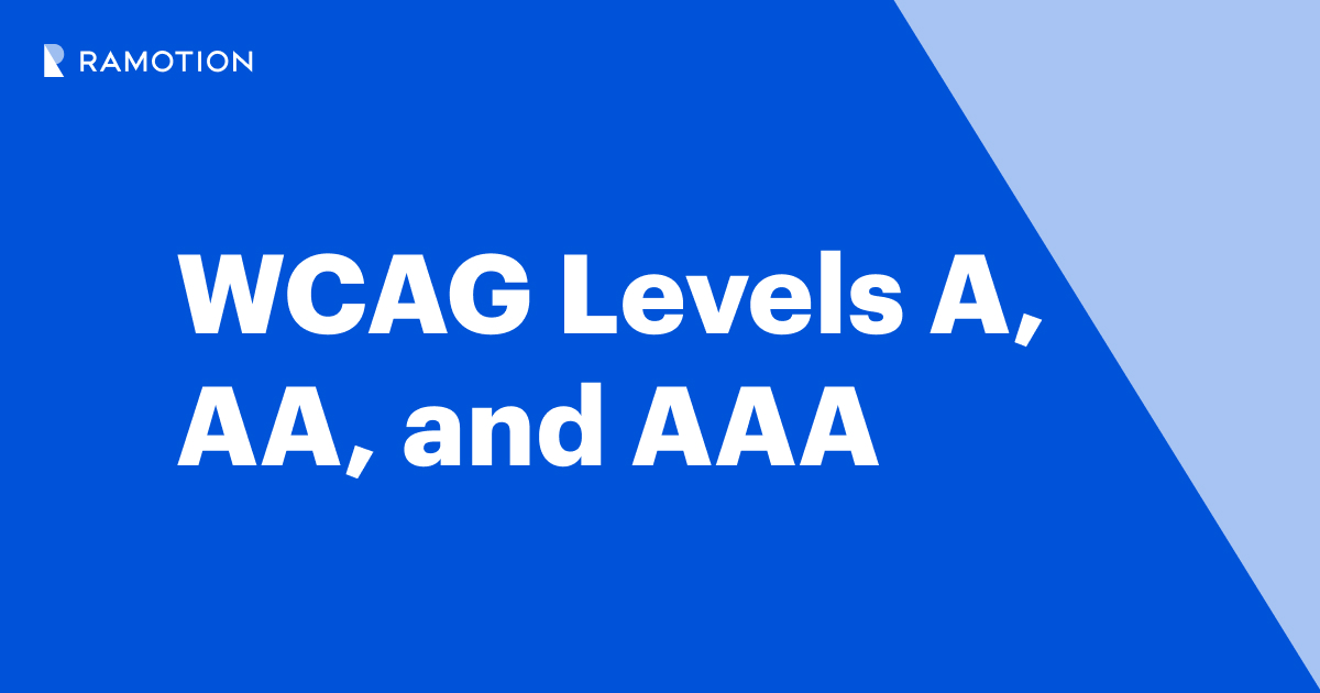 WCAG Levels: Features & Comparison | Ramotion Agency
