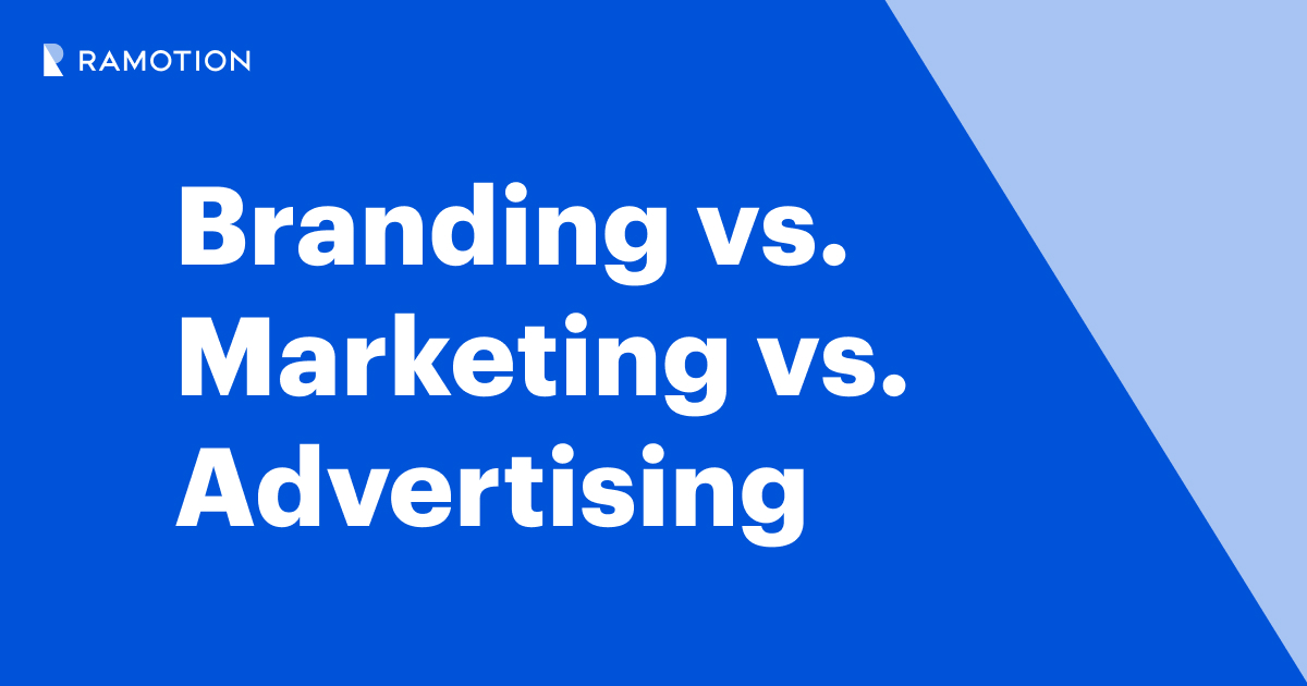 Branding vs. Marketing vs. Advertising: Comparison | Ramotion Agency