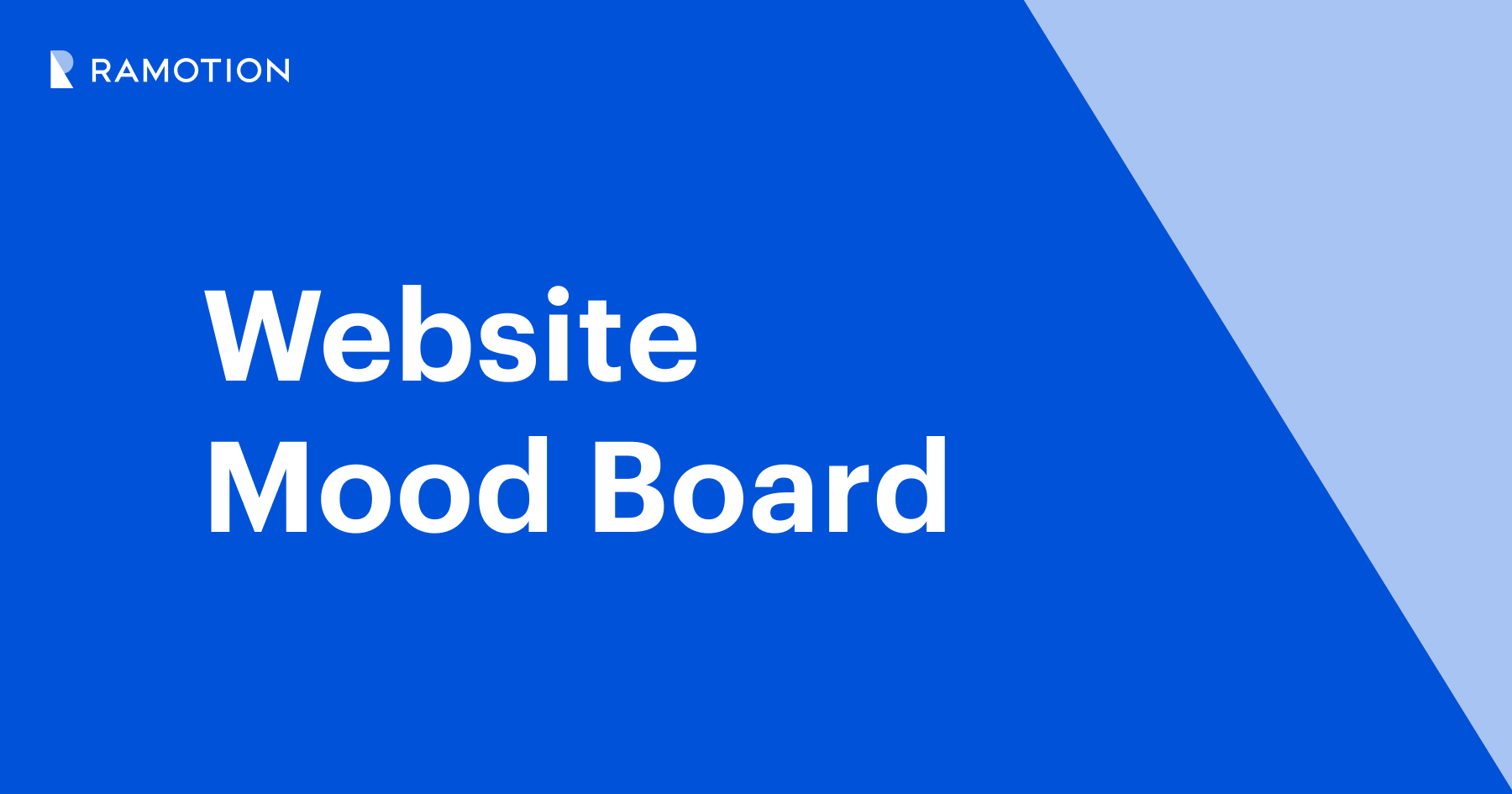 Website Mood Board: Components & Examples | Ramotion