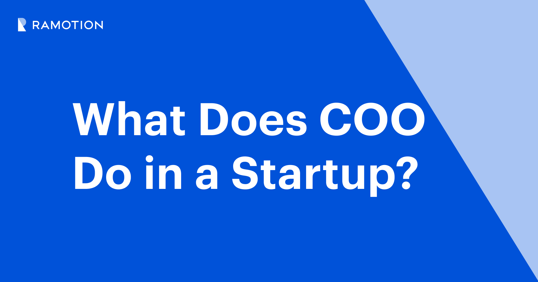 What Does a COO Do in Startup: Role and Responsibilities | Ramotion