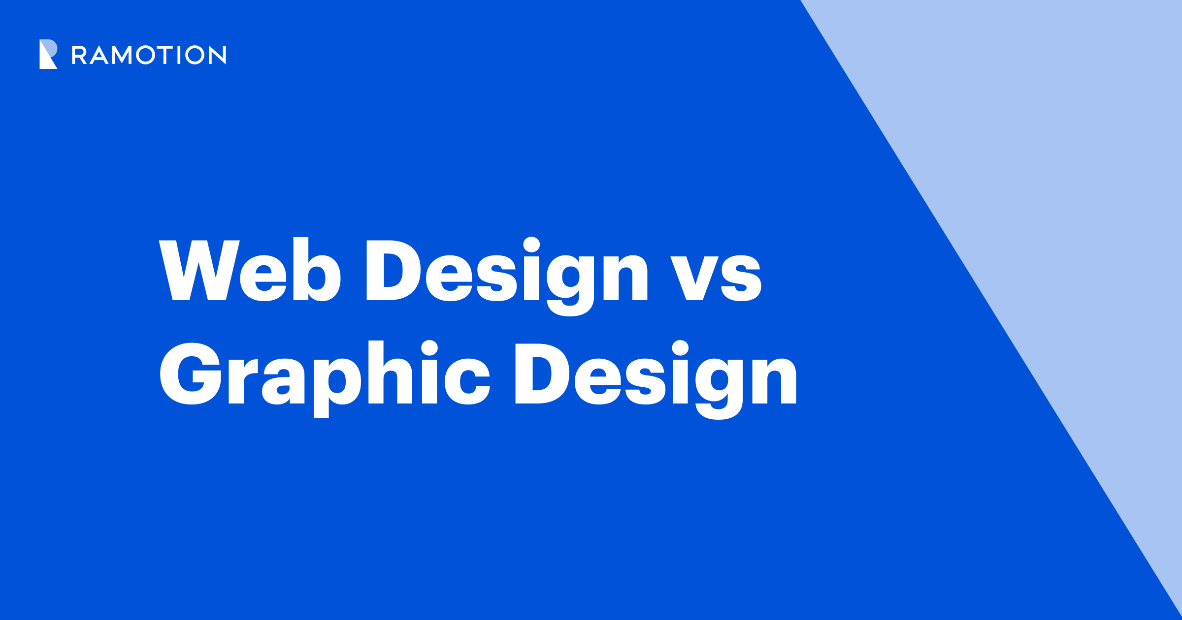 Web Design vs. Graphic Design: Differences & Principles | Ramotion