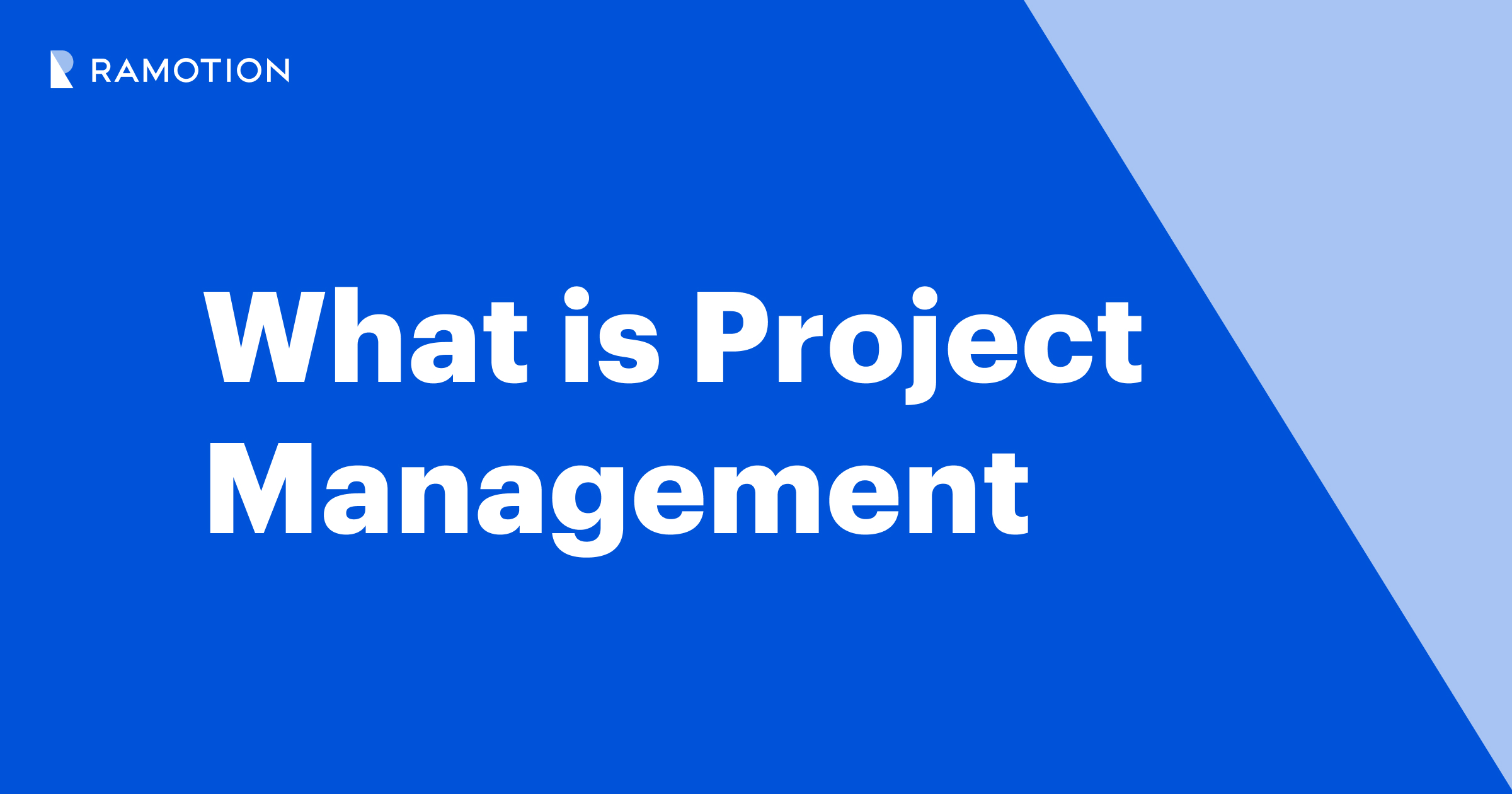 What is Project Management? Benefits, Methods, and Tools | Ramotion Agency