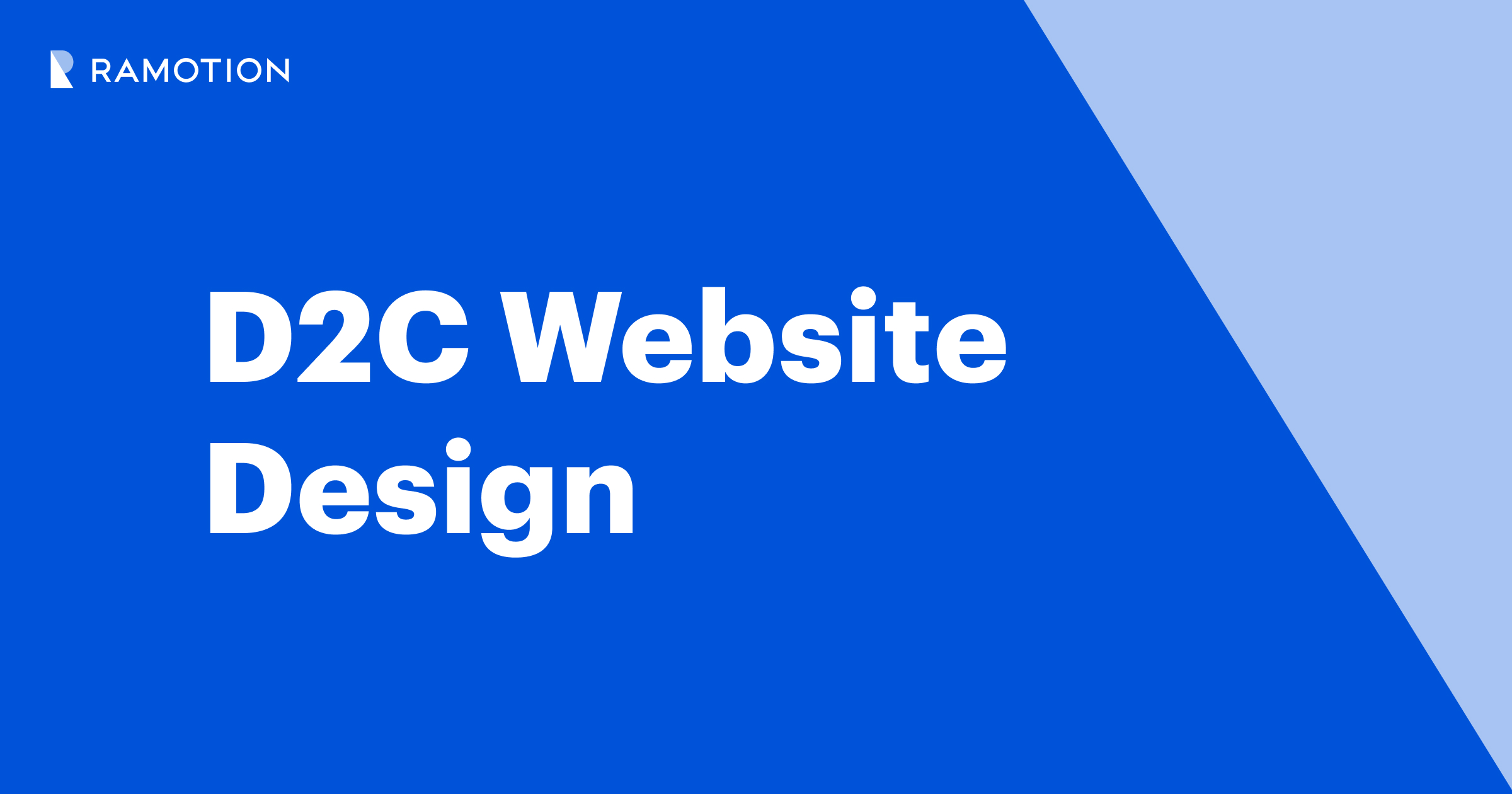 D2C Website: A Complete Guide for E-commerce Beginners | Ramotion Agency