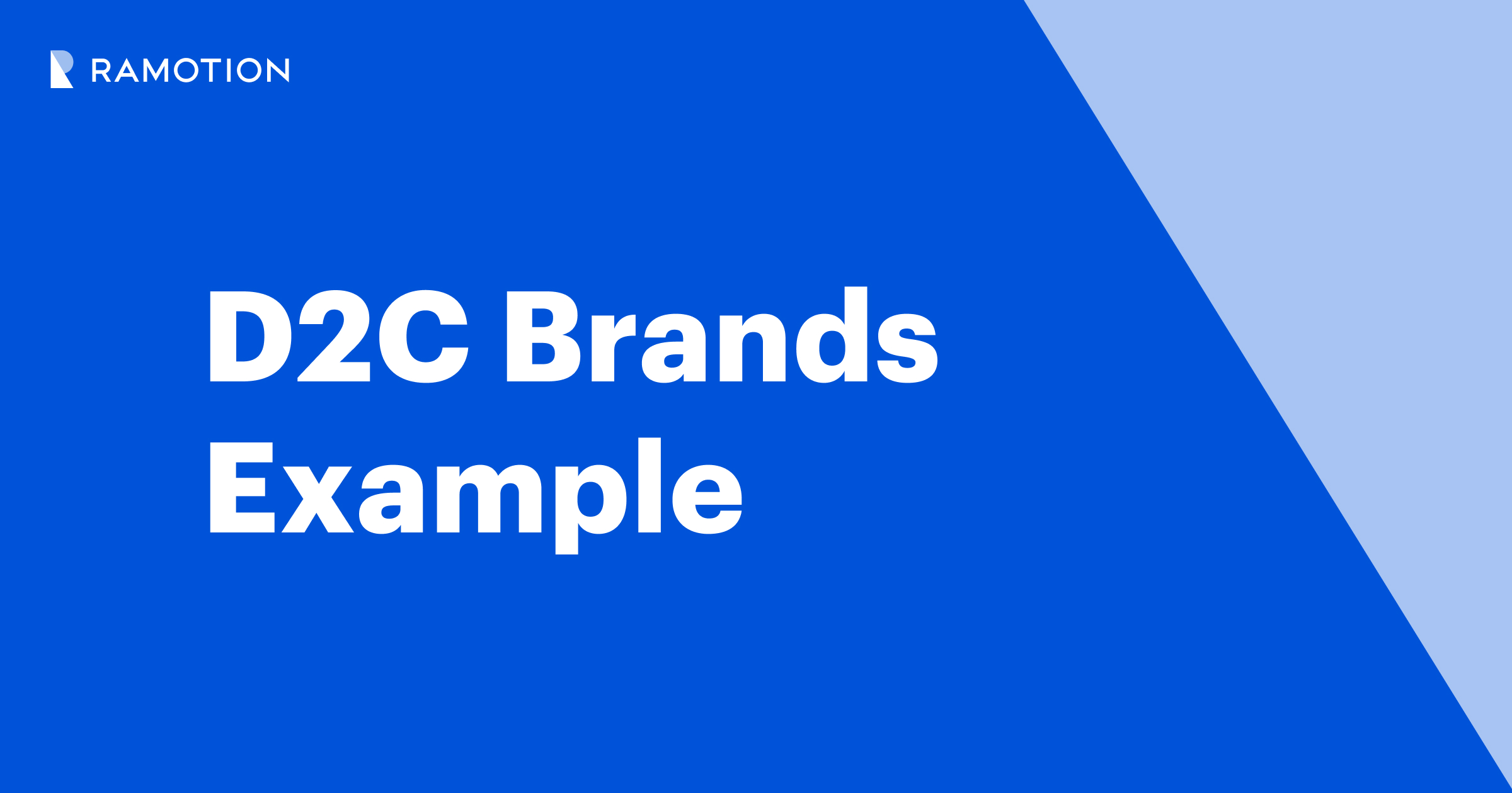 D2C Brands: Examples for Inspiration | Ramotion Agency