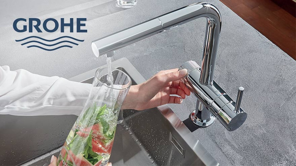 You can draw drinking water from the tap and enjoy a taste even better ...