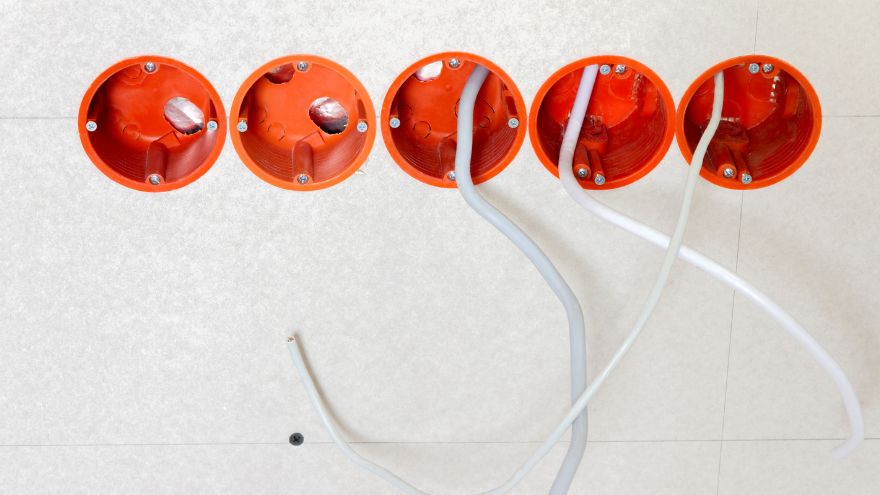 The electrical box should make it easier for the electrician to install ...