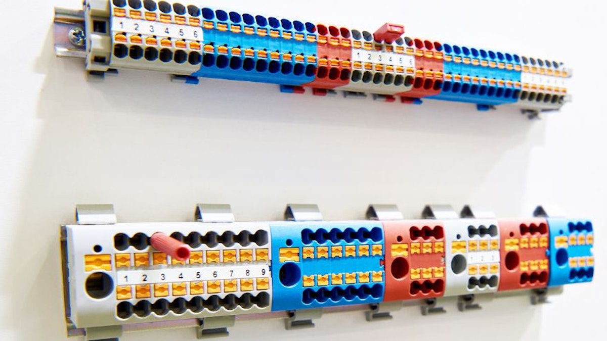 The distribution block is an extremely functional element of switchgear ...