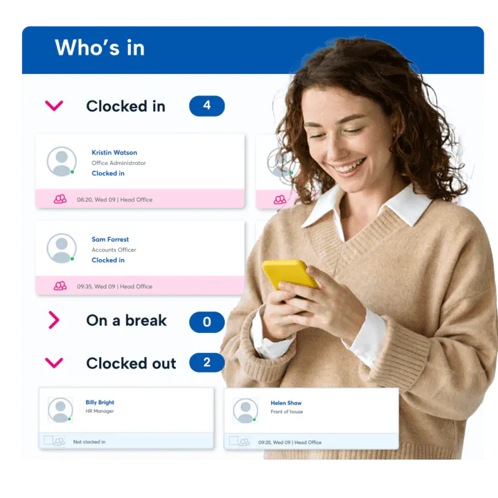 Clock In and Out App | Employee Time Tracking System | Blip