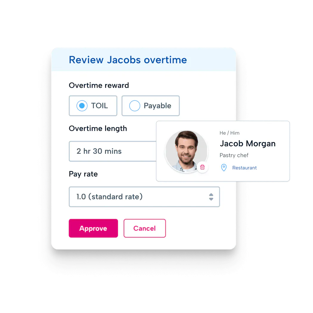 Overtime Tracker and TOIL Software