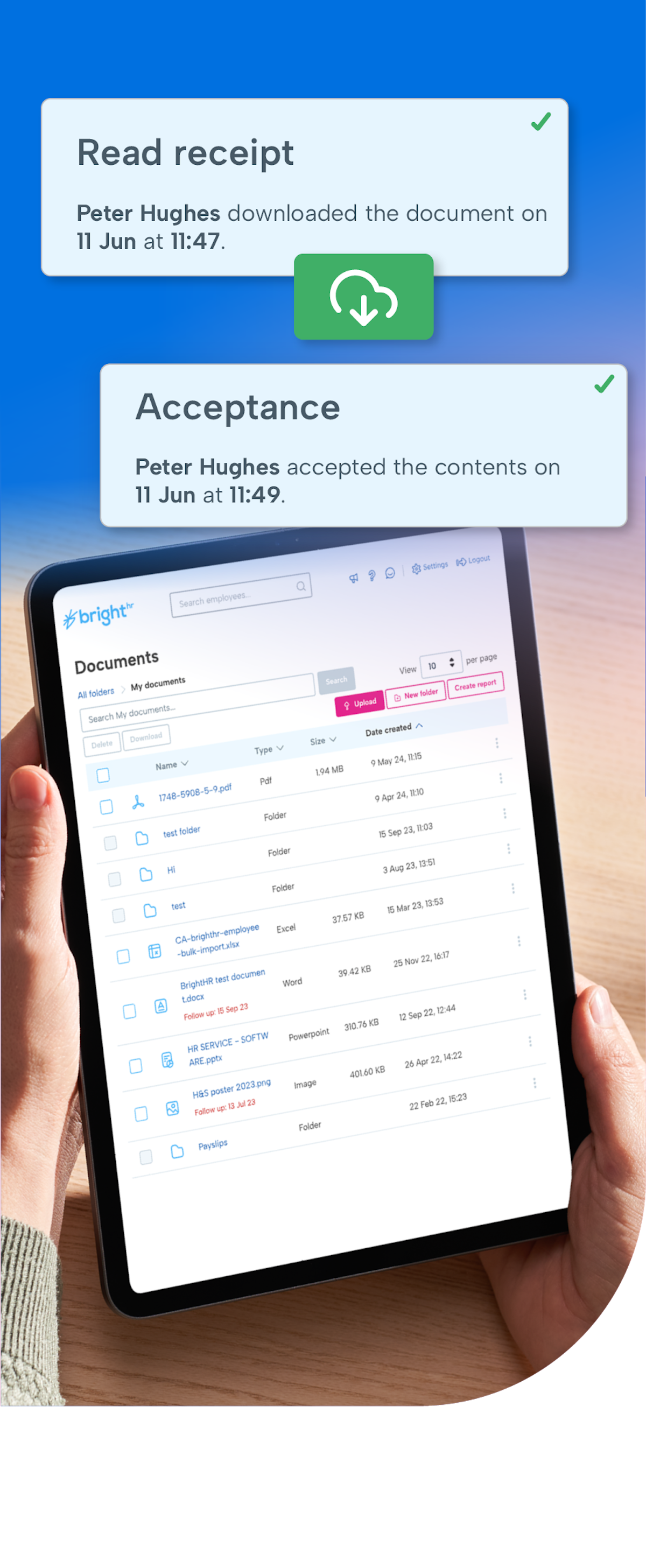 Document Acceptance