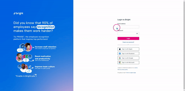 Welcome to BrightHR - Employee