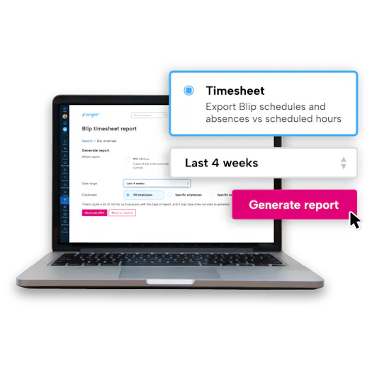 Clock In and Out App | Employee Time Tracking System | Blip