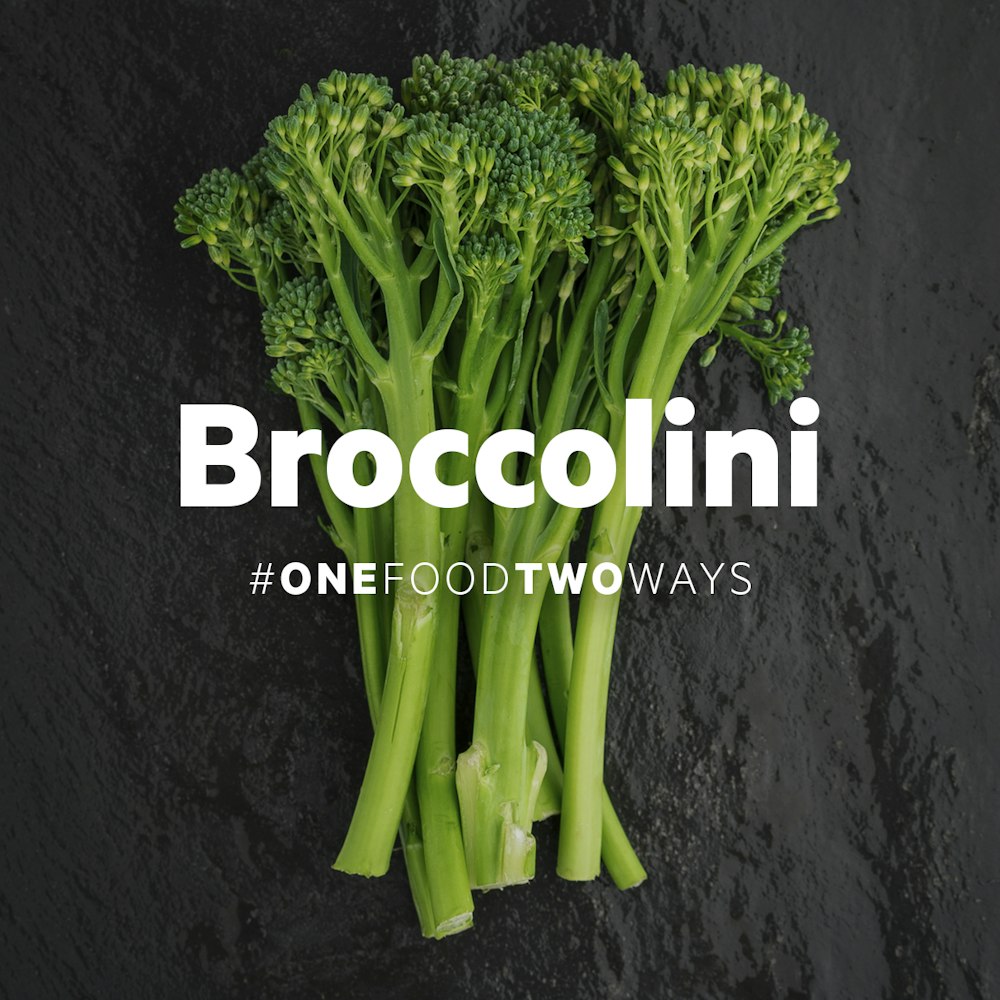 #onefoodtwoways Broccolini - Lifesum