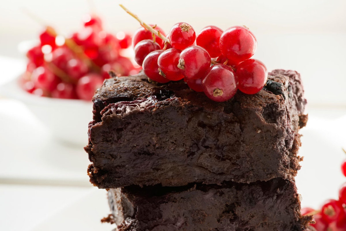 Secret ingredient brownies with lingon berries - Lifesum