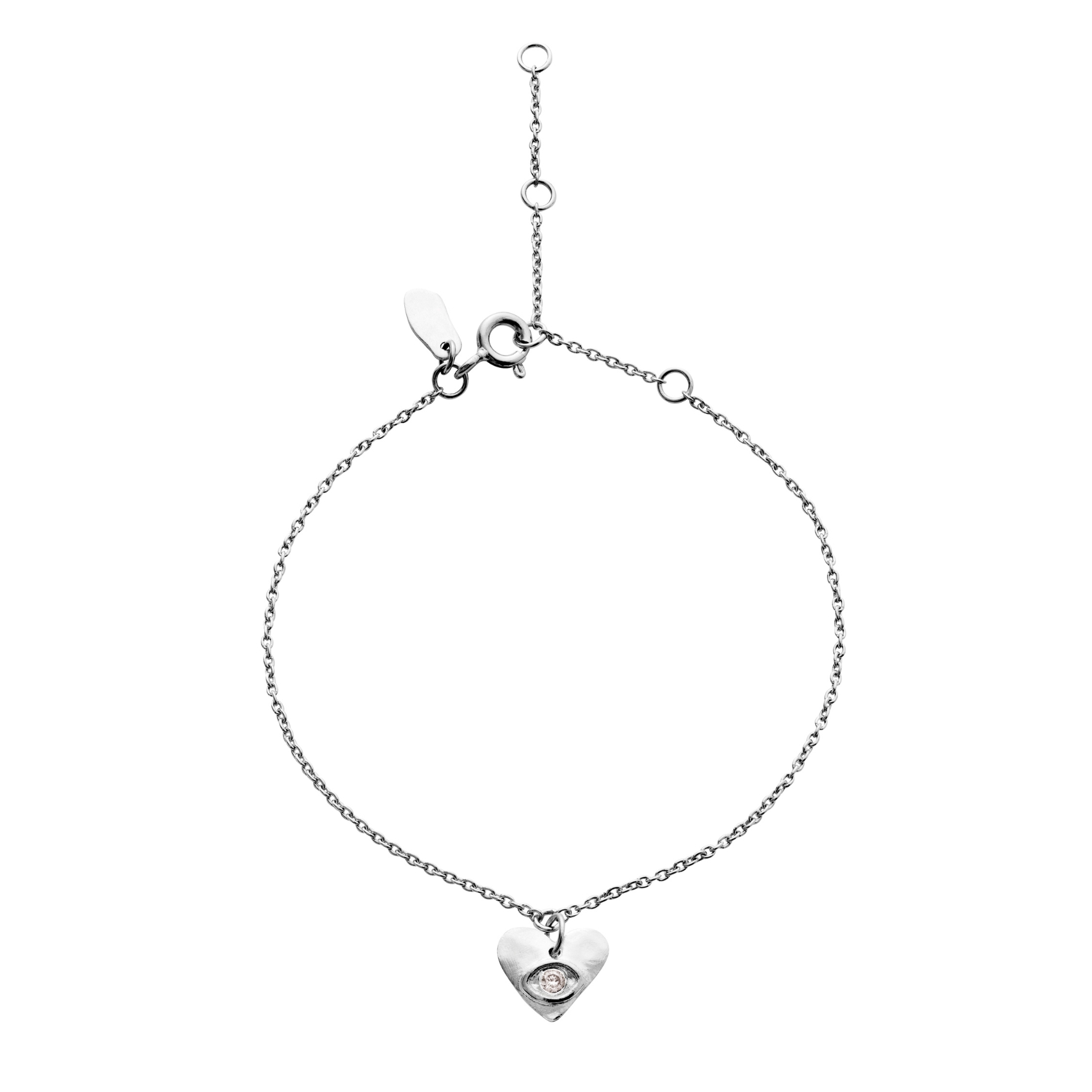 Shop Stacia Bracelet - Sølv Sterling 925 / 190 mm i Sølv farve fra