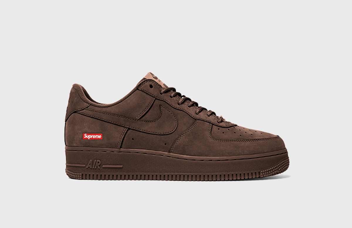 Supreme x Nike Air Force 1 Low "Baroque Brown" kaufen – CU9225-200 – HEAT MVMNT