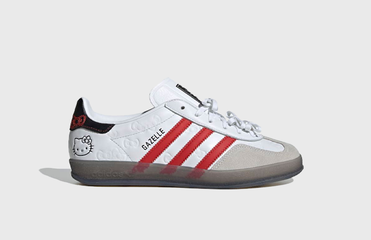 Hello Kitty x adidas Gazelle Indoor "White/Red" kaufen – II0013 – HEAT ...