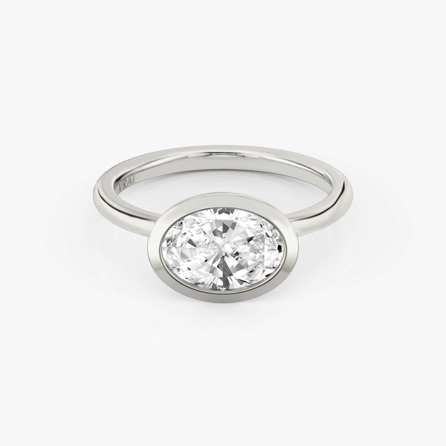Signature Bezel Engagement Ring | VRAI