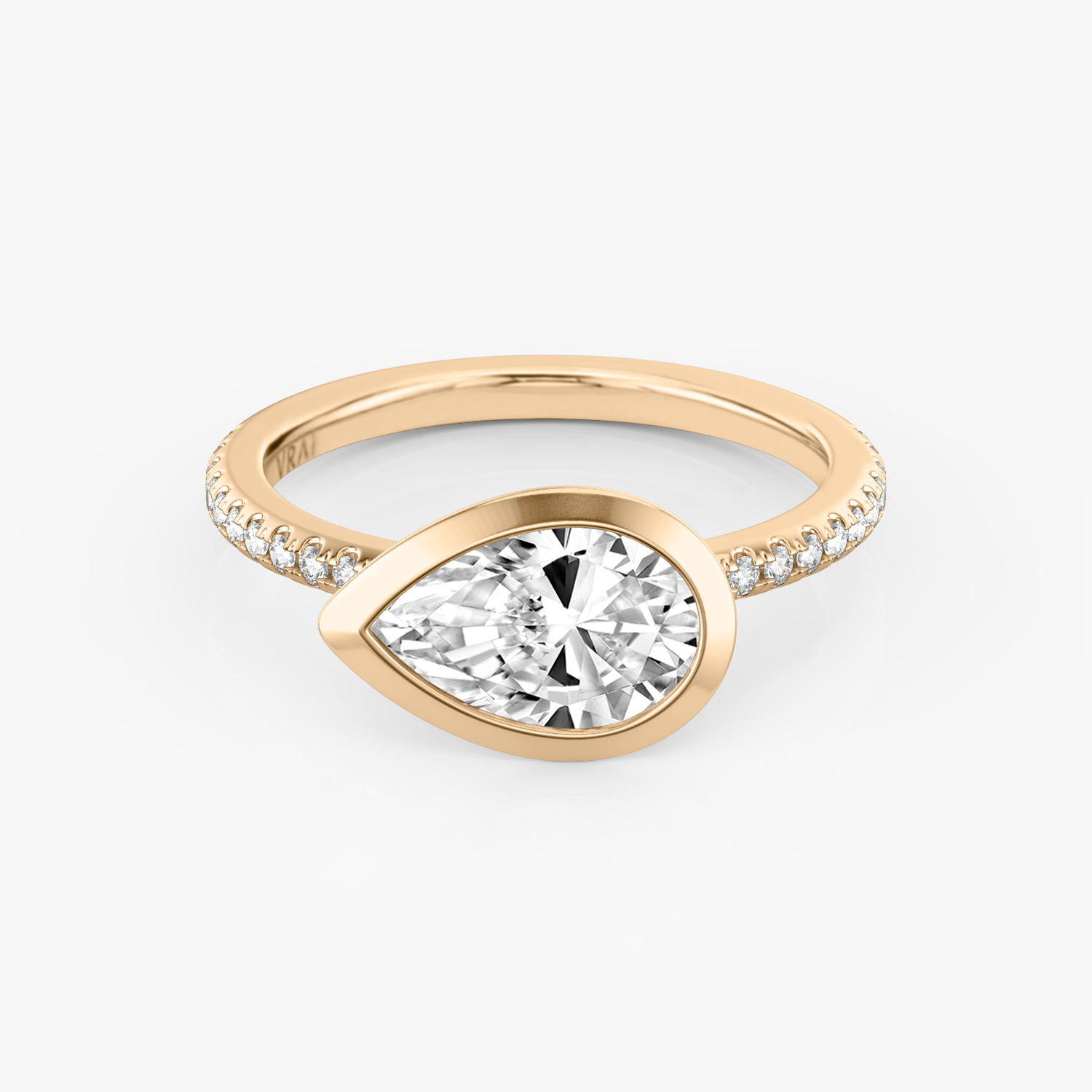 Signature Bezel Engagement Ring | VRAI