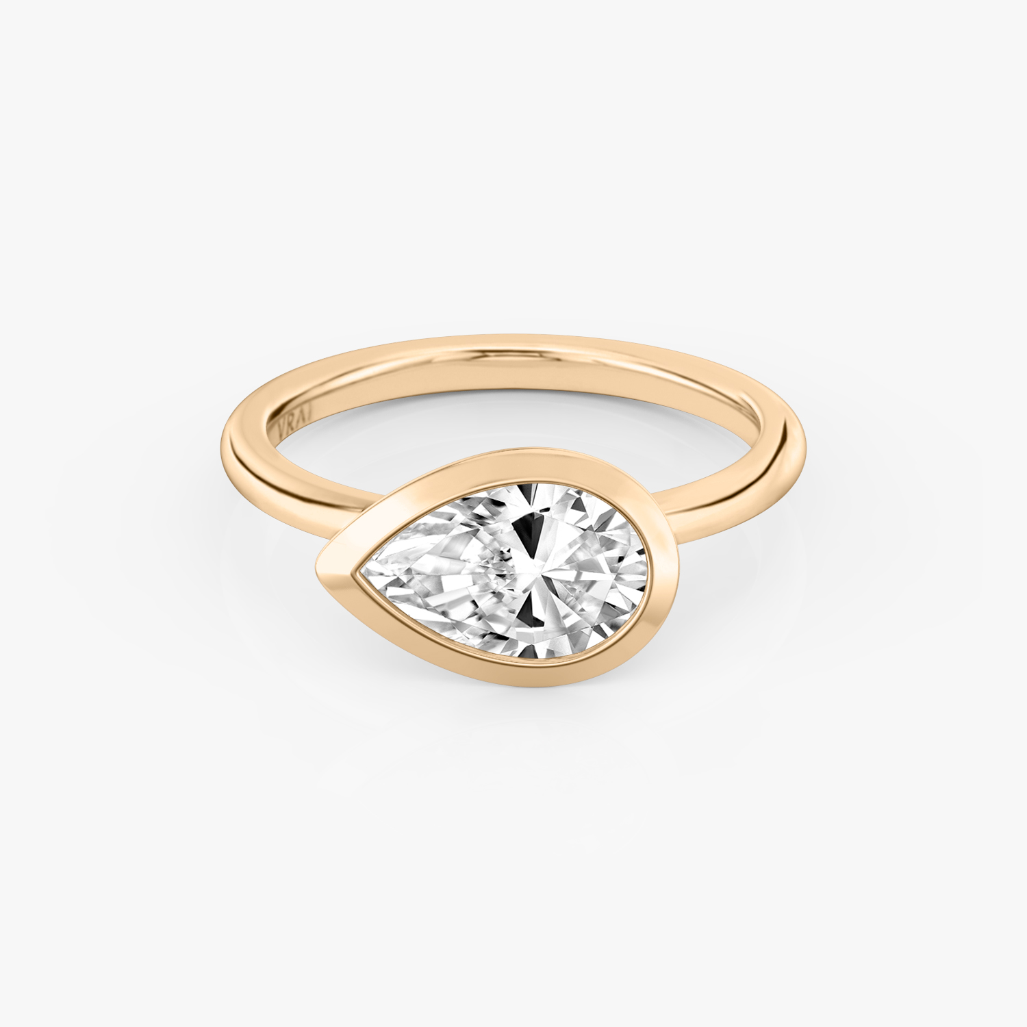 Signature Bezel Engagement Ring | VRAI