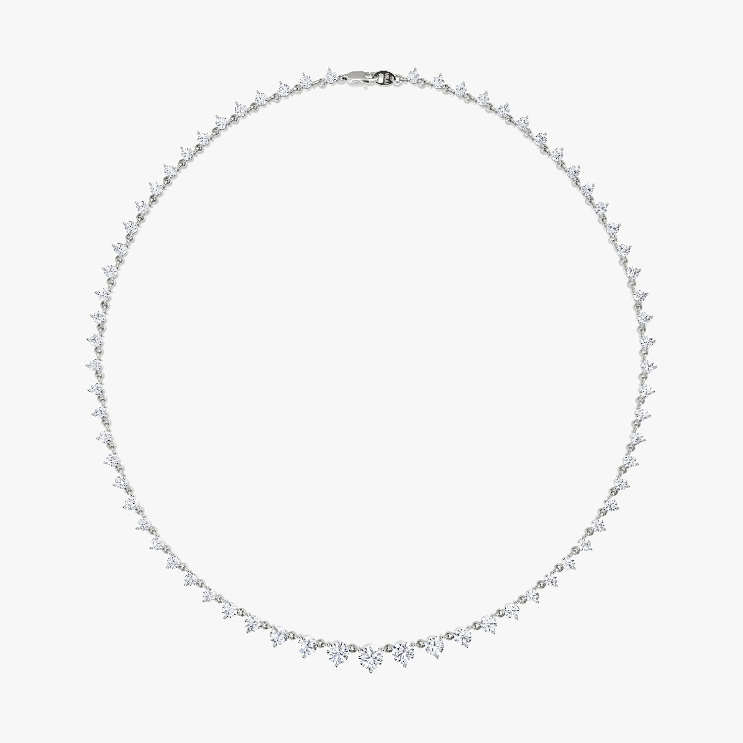 Infinity Linked Tennis Necklace | VRAI