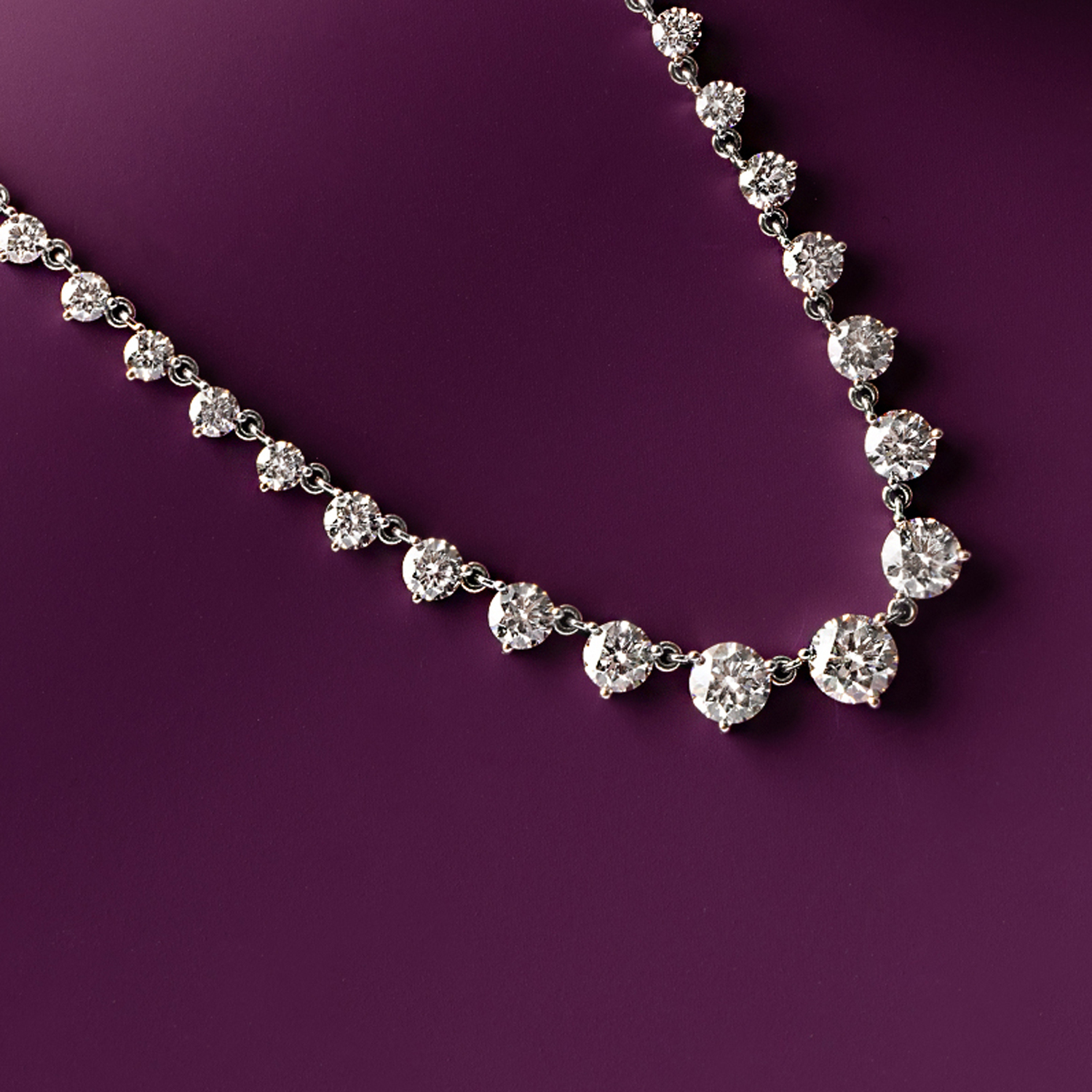 Infinity Linked Tennis Necklace | VRAI