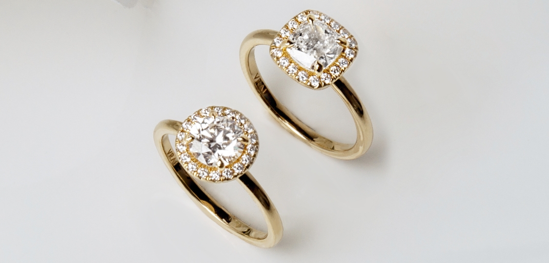 Round Engagement Rings Vs Cushion Engagement Rings I VRAI