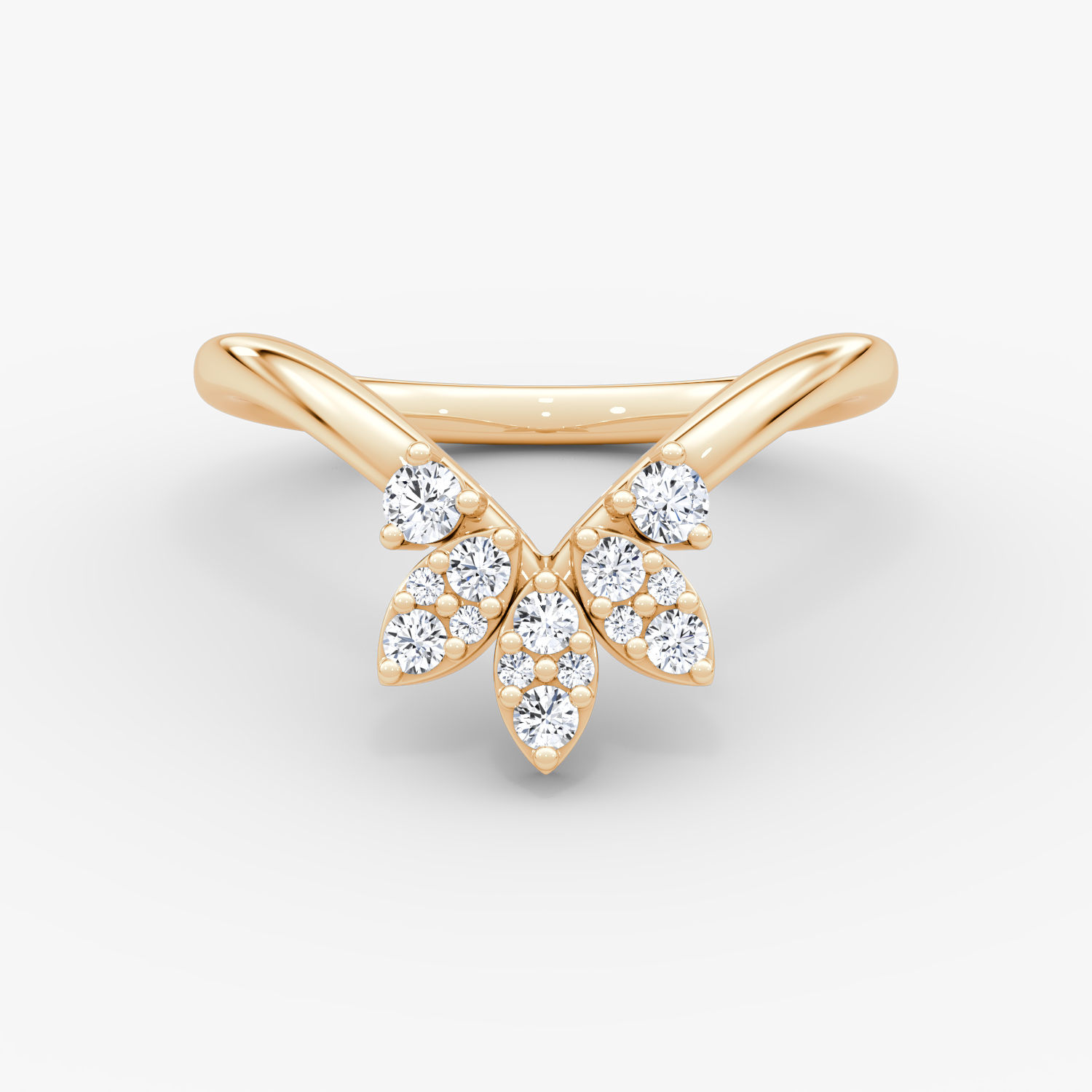 Gold Diamond Rings For Girls