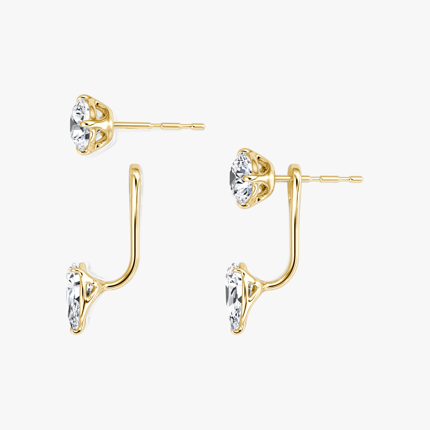 Solitaire Stud Ear Jacket Set | VRAI