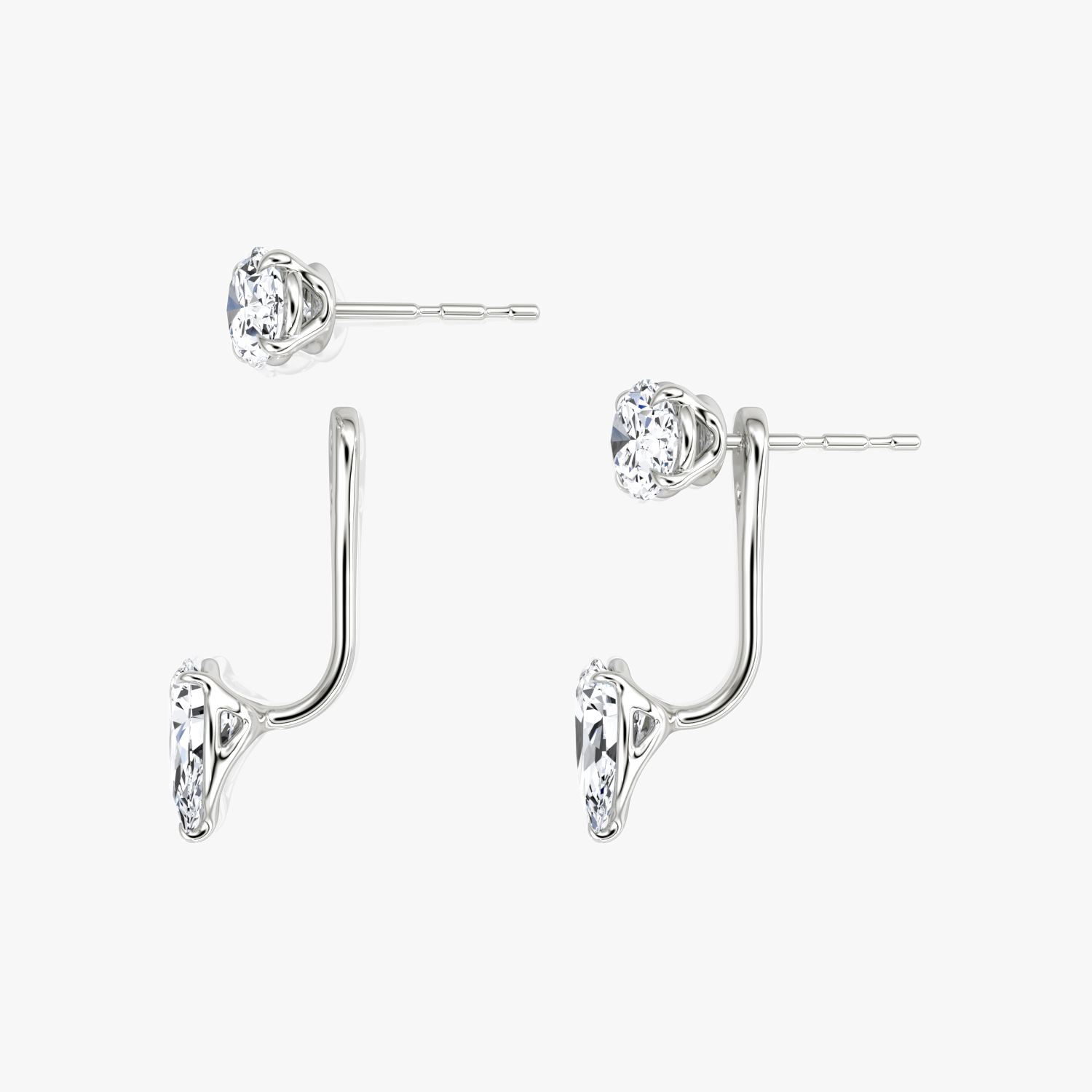 Solitaire Stud Ear Jacket Set | VRAI