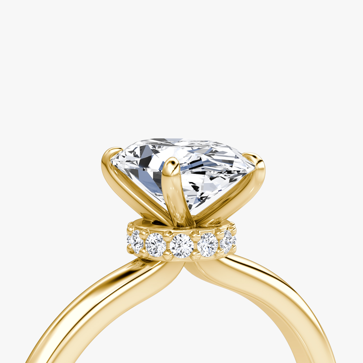 The Veiled Halo Engagement Ring | VRAI