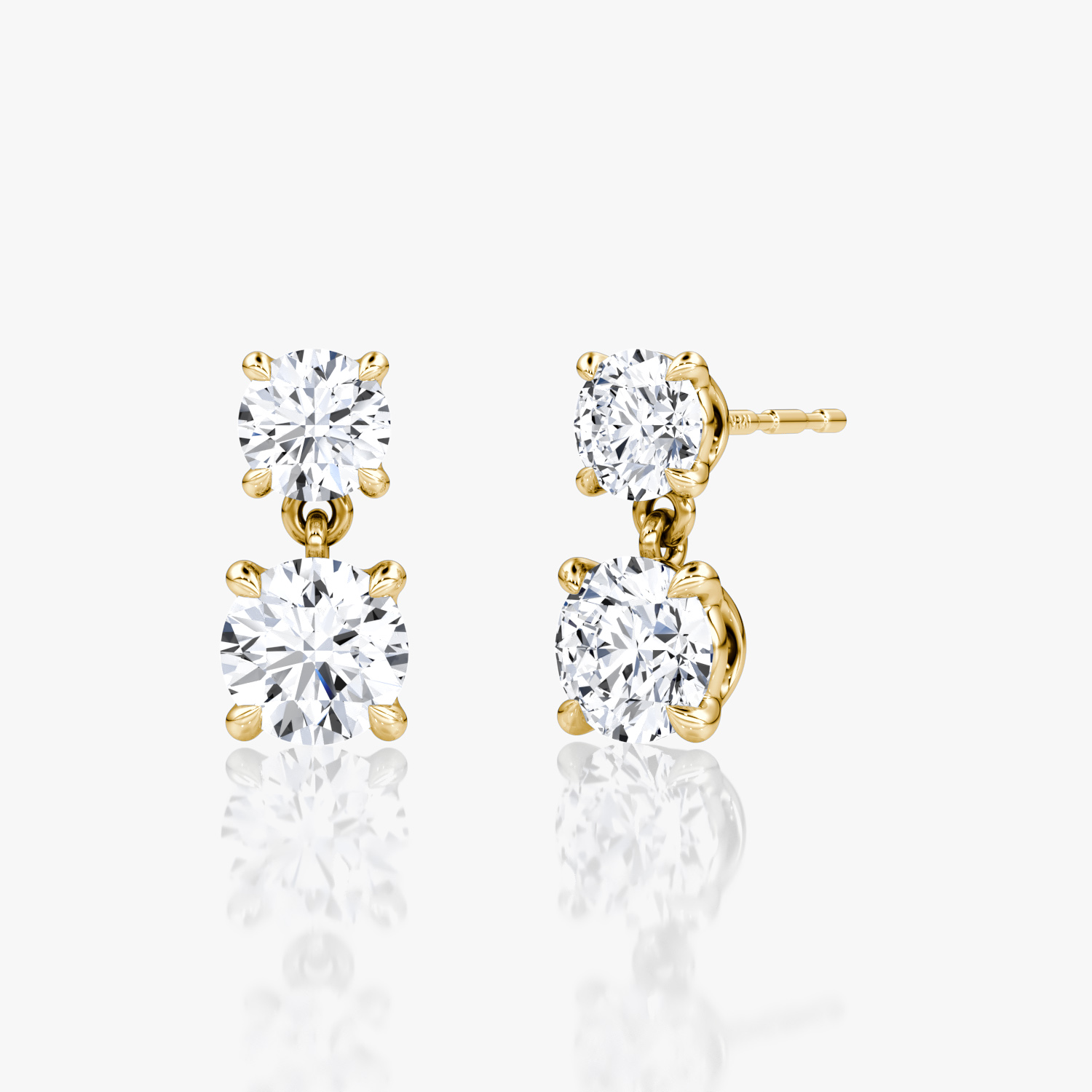 Signature Duo Drop Earrings | VRAI